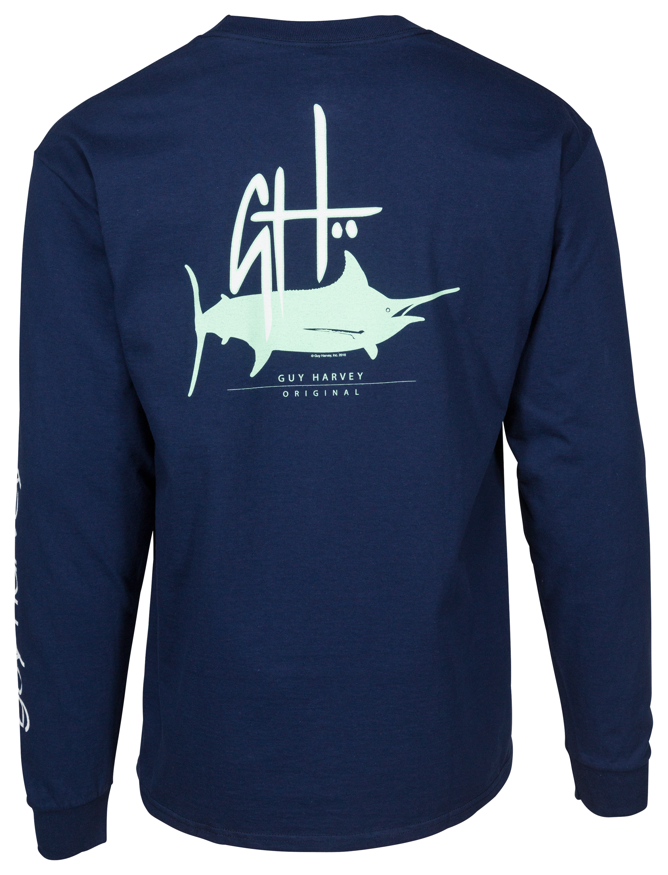 Guy Harvey Initial Logo Long-Sleeve T-Shirt for Men | Bass Pro Shops